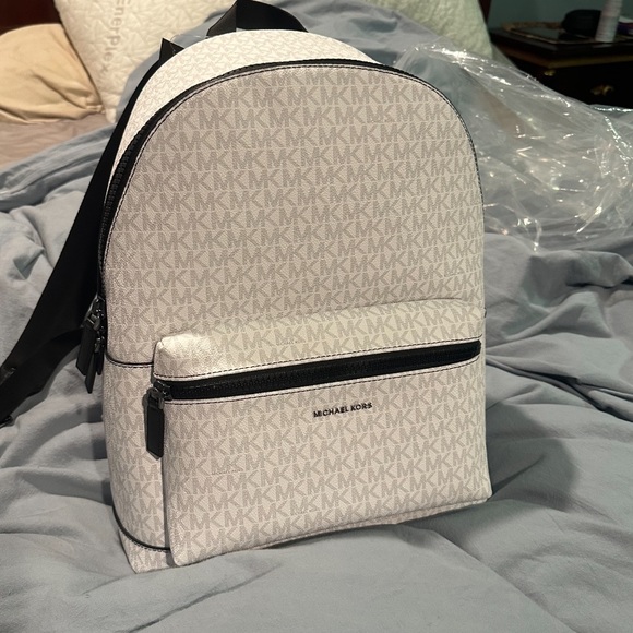 Michael Kors | Other | Michael Kors Backpack Cooper Bright White Nwt ...